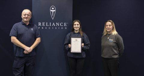 Reliance Apprentice Wins IET Award - Reliance Precision Limited